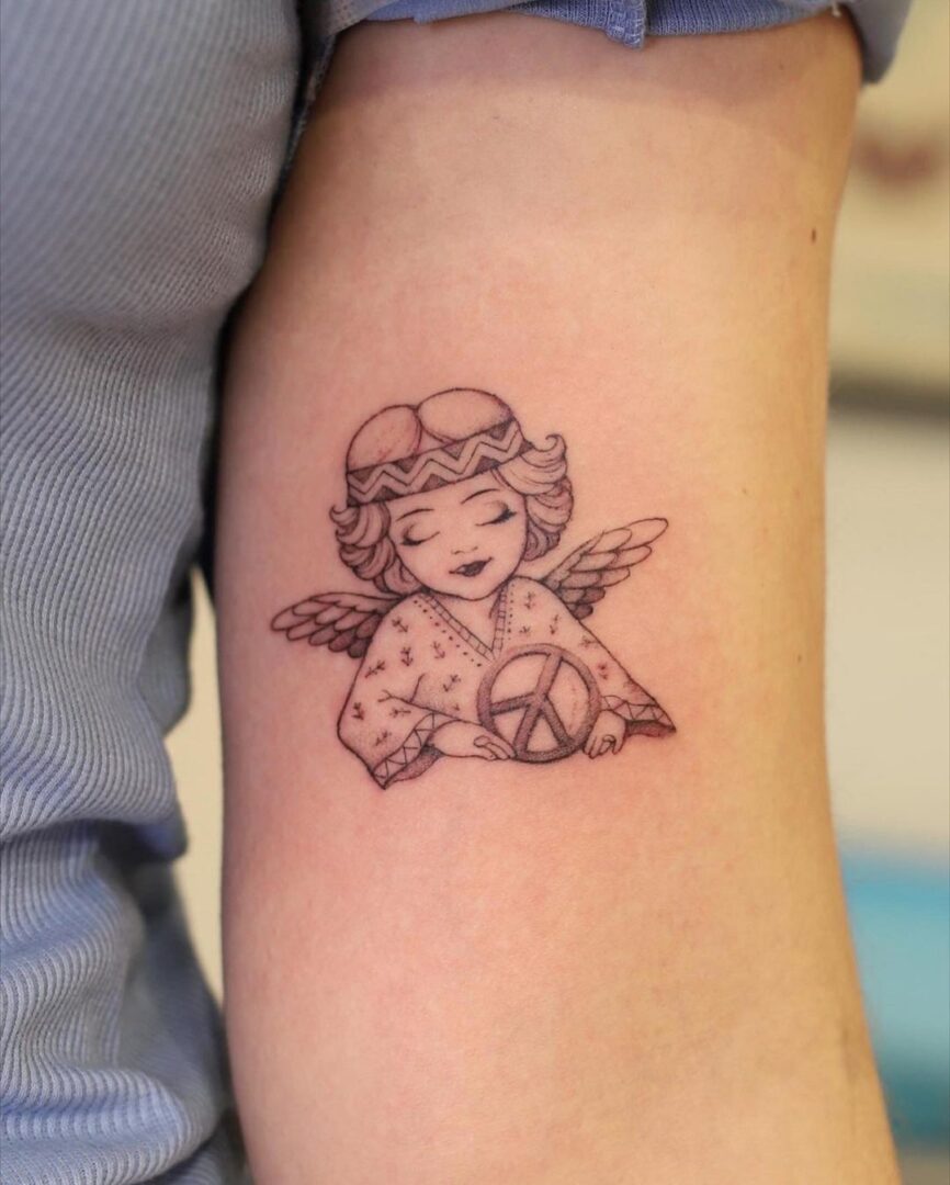 20 Peace Sign Tattoo Designs For All The Pacifists