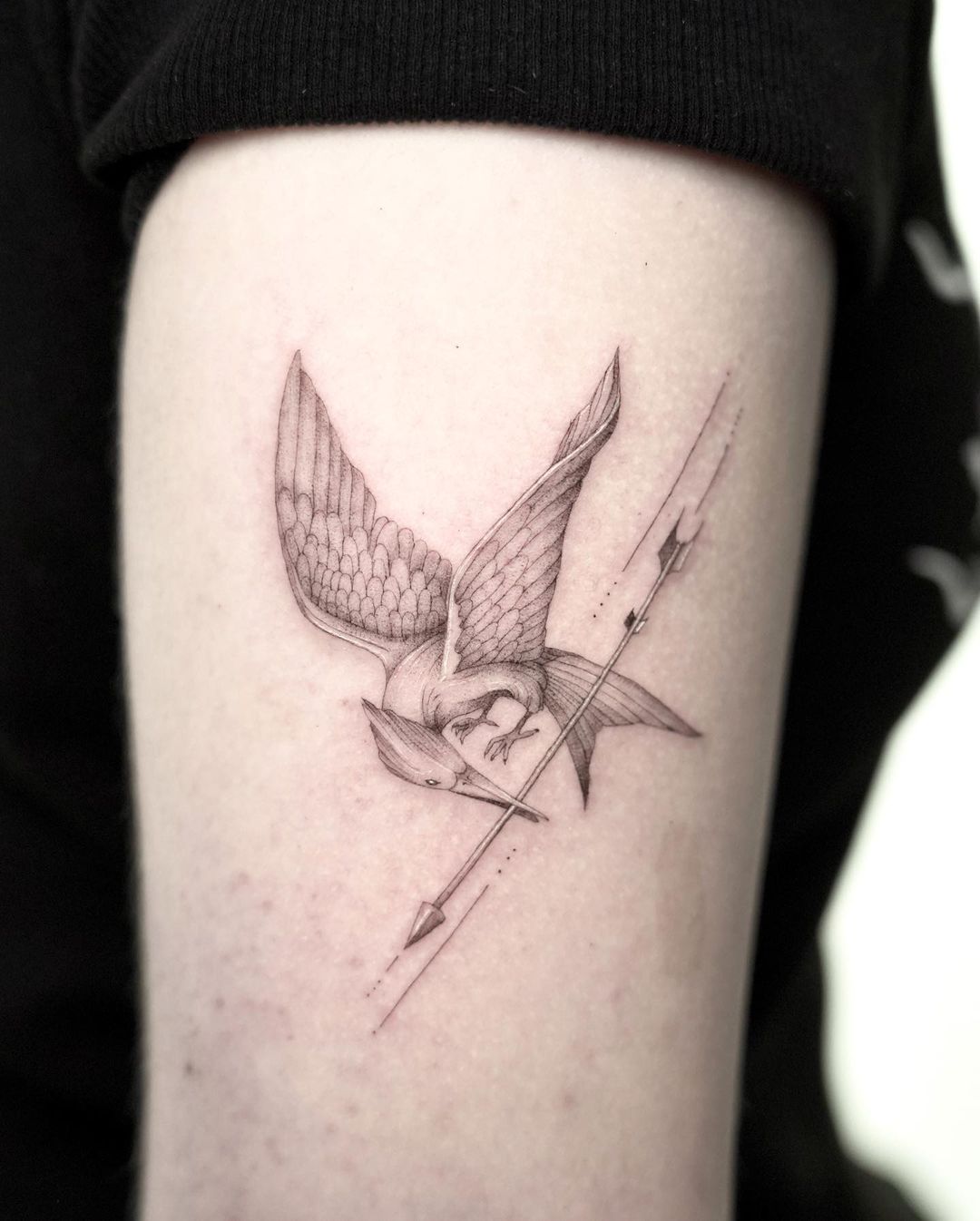 22 Incredible Hunger Games Tattoo Ideas Fit For Die-Hard Fans
