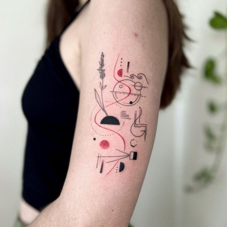 22 Abstract Tattoos That'll Make You "Ink" Outside The Box
