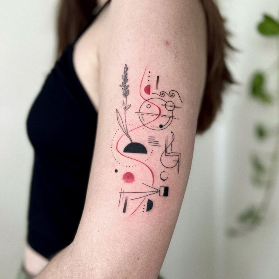 22 Abstract Tattoos That'll Make You "Ink" Outside The Box