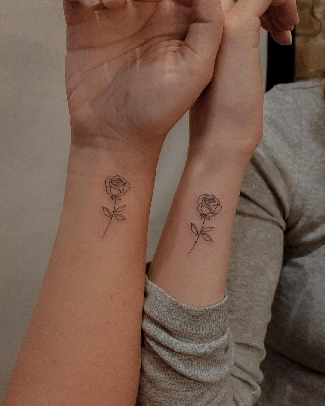 26 Magnificent Matching Tattoos To Say "I Love You" In Ink