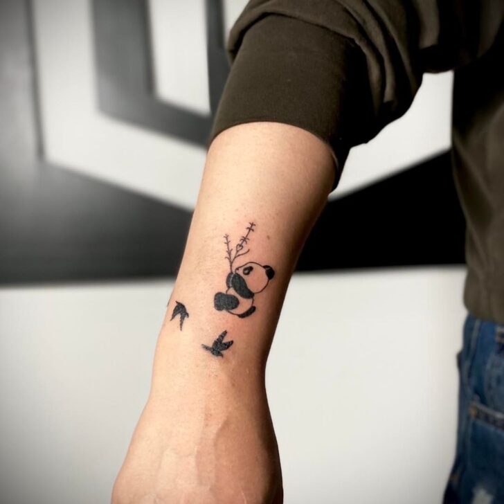 25 Precious Panda Tattoos That Are Almost Too Cute