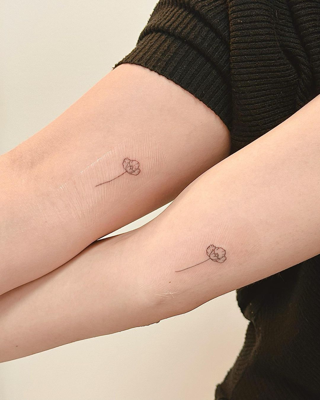 26 Magnificent Matching Tattoos To Say "I Love You" In Ink