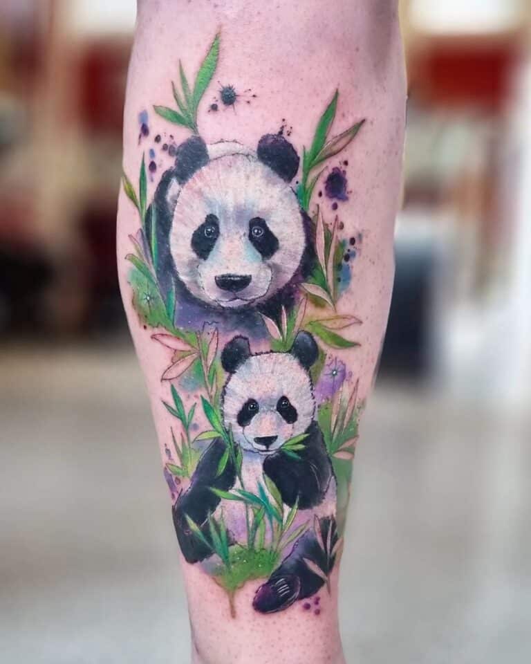 25 Precious Panda Tattoos That Are Almost Too Cute