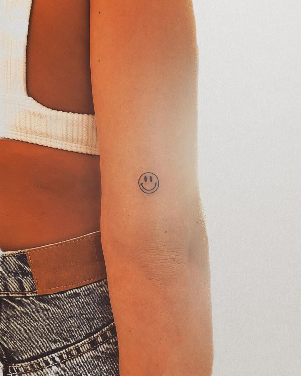 20 Simple Smiley Face Tattoos Guaranteed To Make You Smile