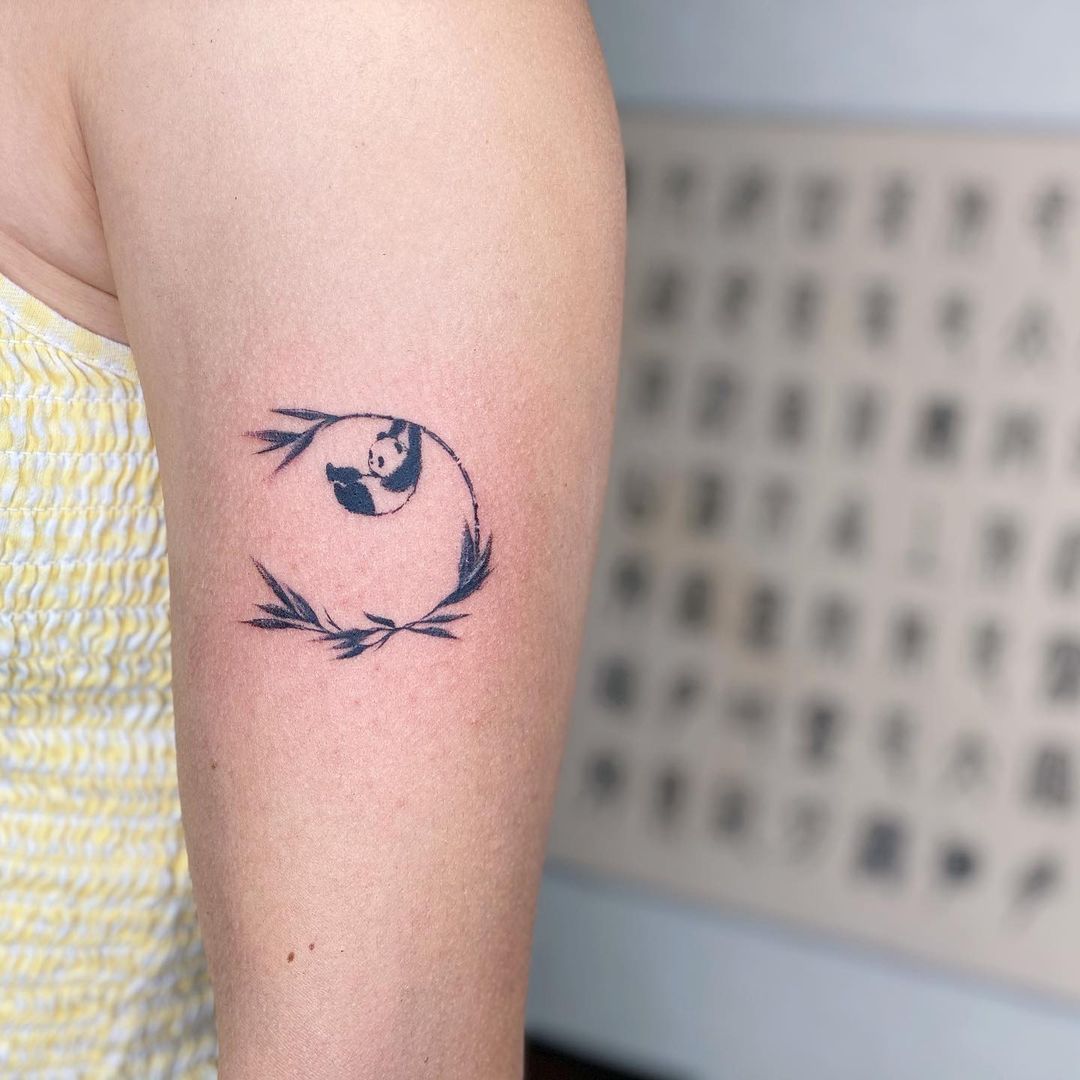 25 Precious Panda Tattoos That Are Almost Too Cute