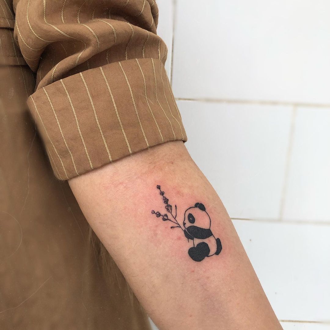 25 Precious Panda Tattoos That Are Almost Too Cute