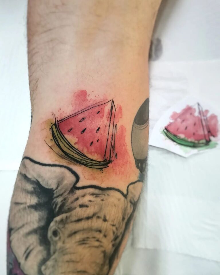 21 Watermelon Tattoo Ideas For A Summery Feel On Your Skin