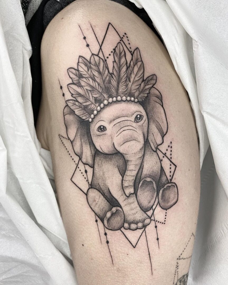 21 Beautiful Elephant Tattoo Ideas To Celebrate This Gentle Animal