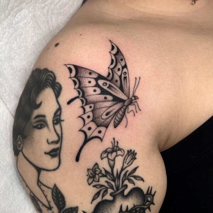 21 Butterfly Tattoo Ideas Perfect For Your Shoulder