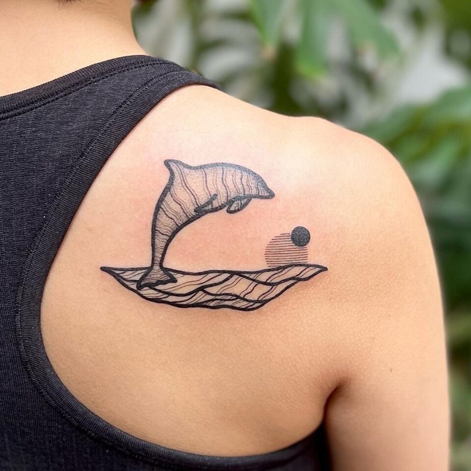 20 Dolphin Tattoo Ideas Playful Like This Animal