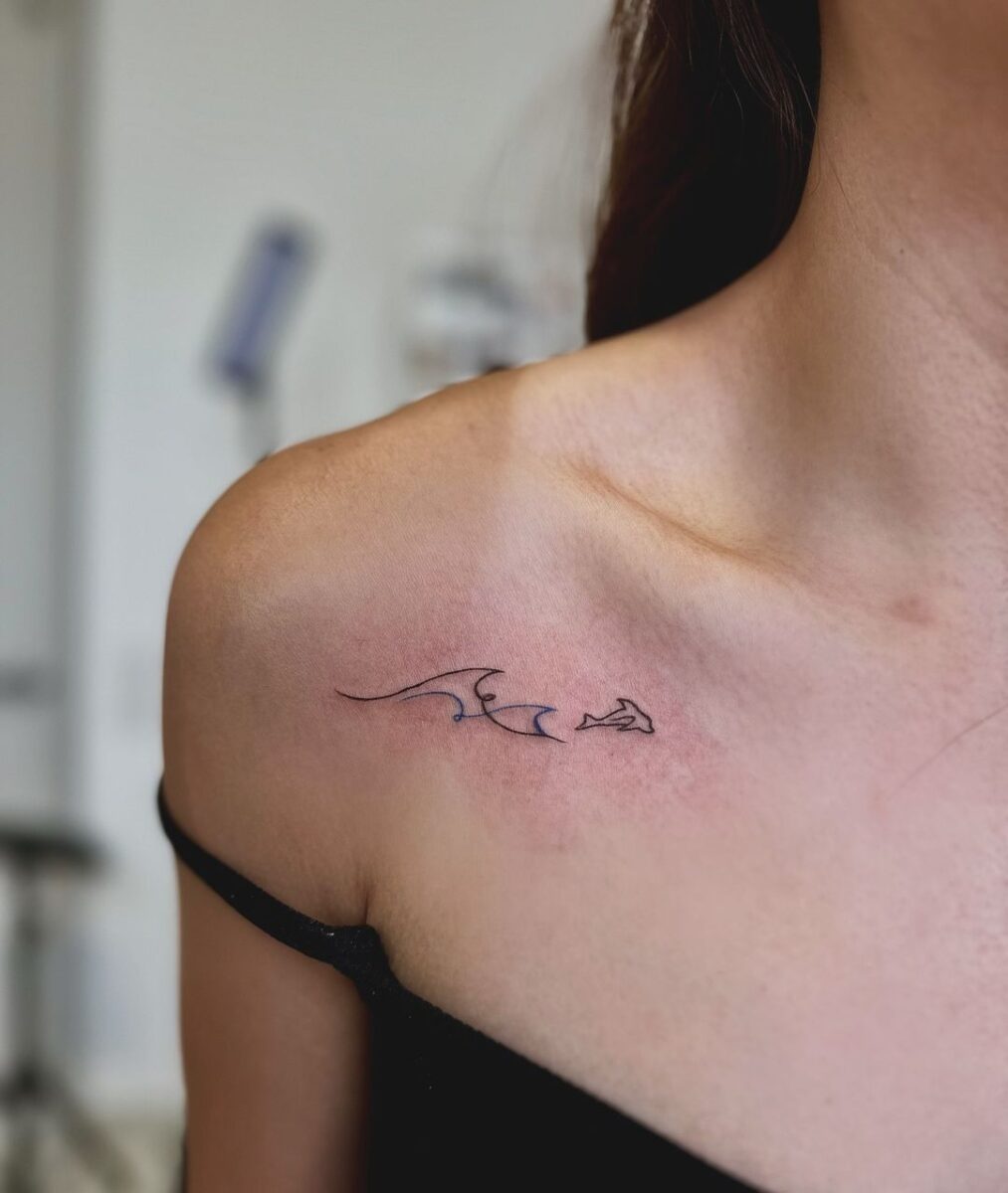 20 Dolphin Tattoo Ideas Playful Like This Animal