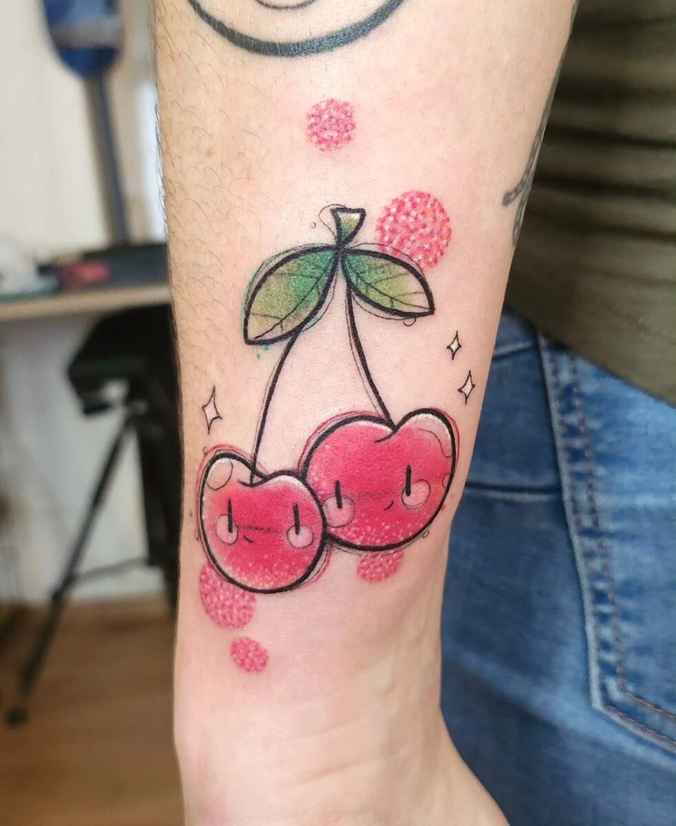 20 Interesting Cherry Tattoo Ideas For A Fruitful Expression
