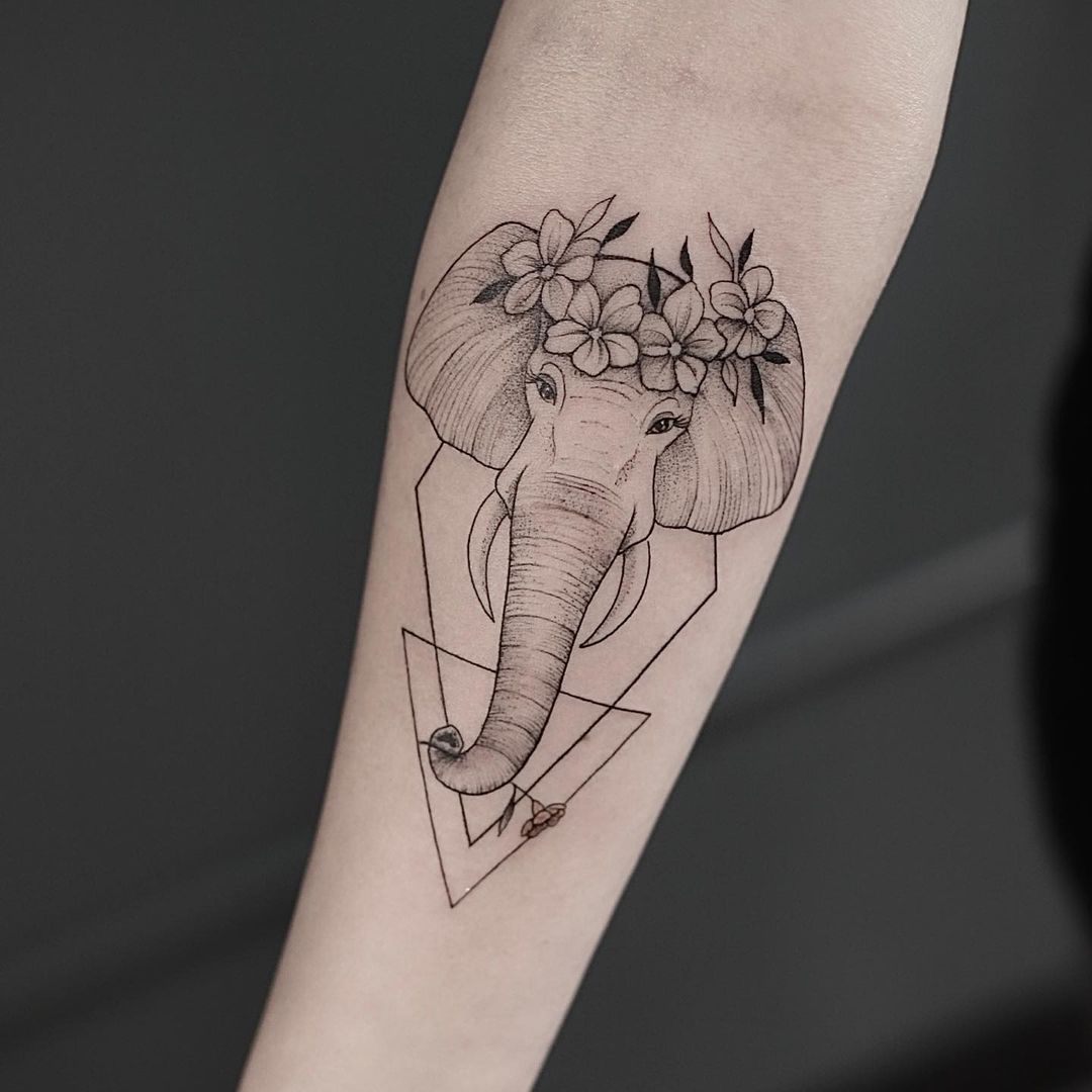 21 Beautiful Elephant Tattoo Ideas To Celebrate This Gentle Animal