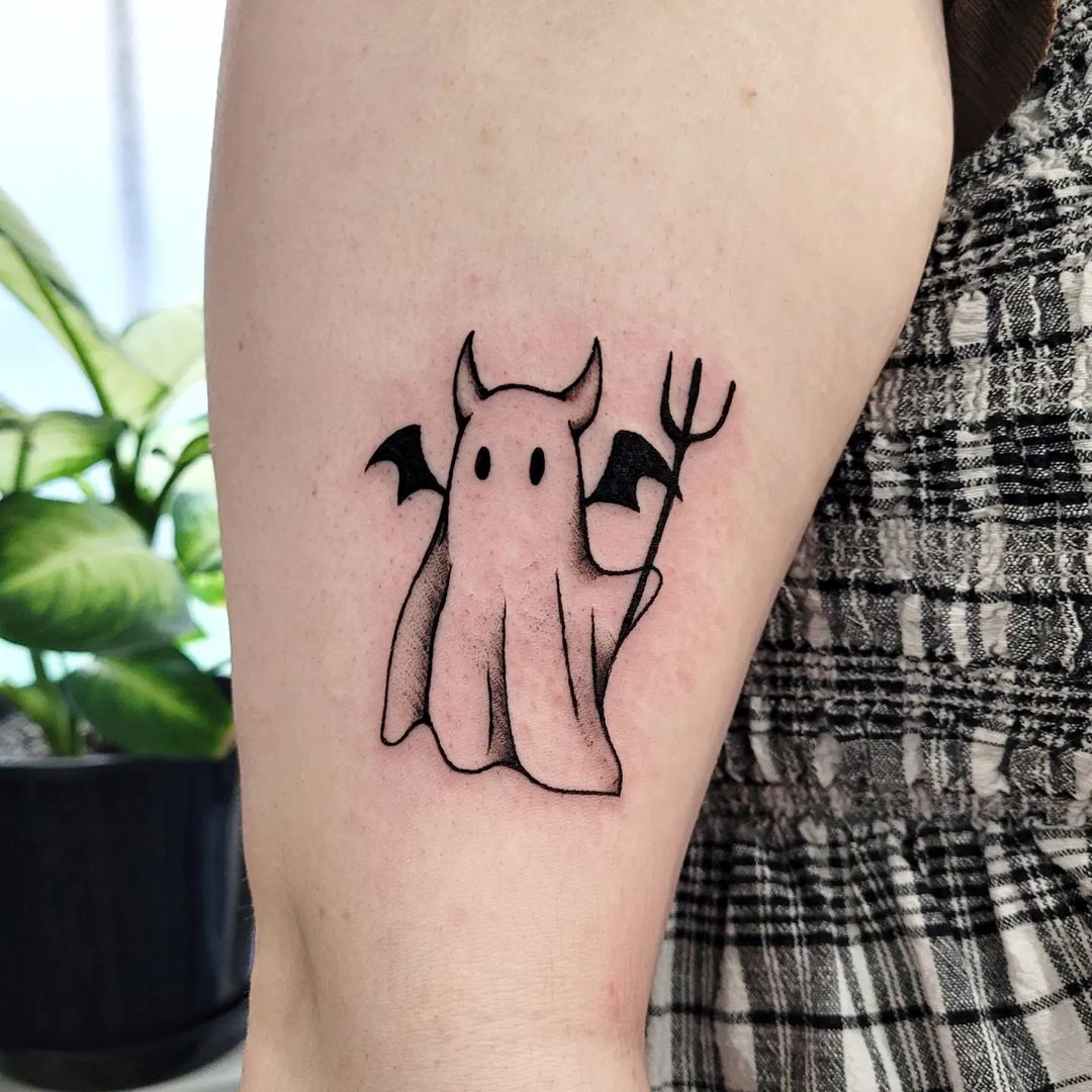 20 Ghost Tattoo Ideas: From Funny To Spooky