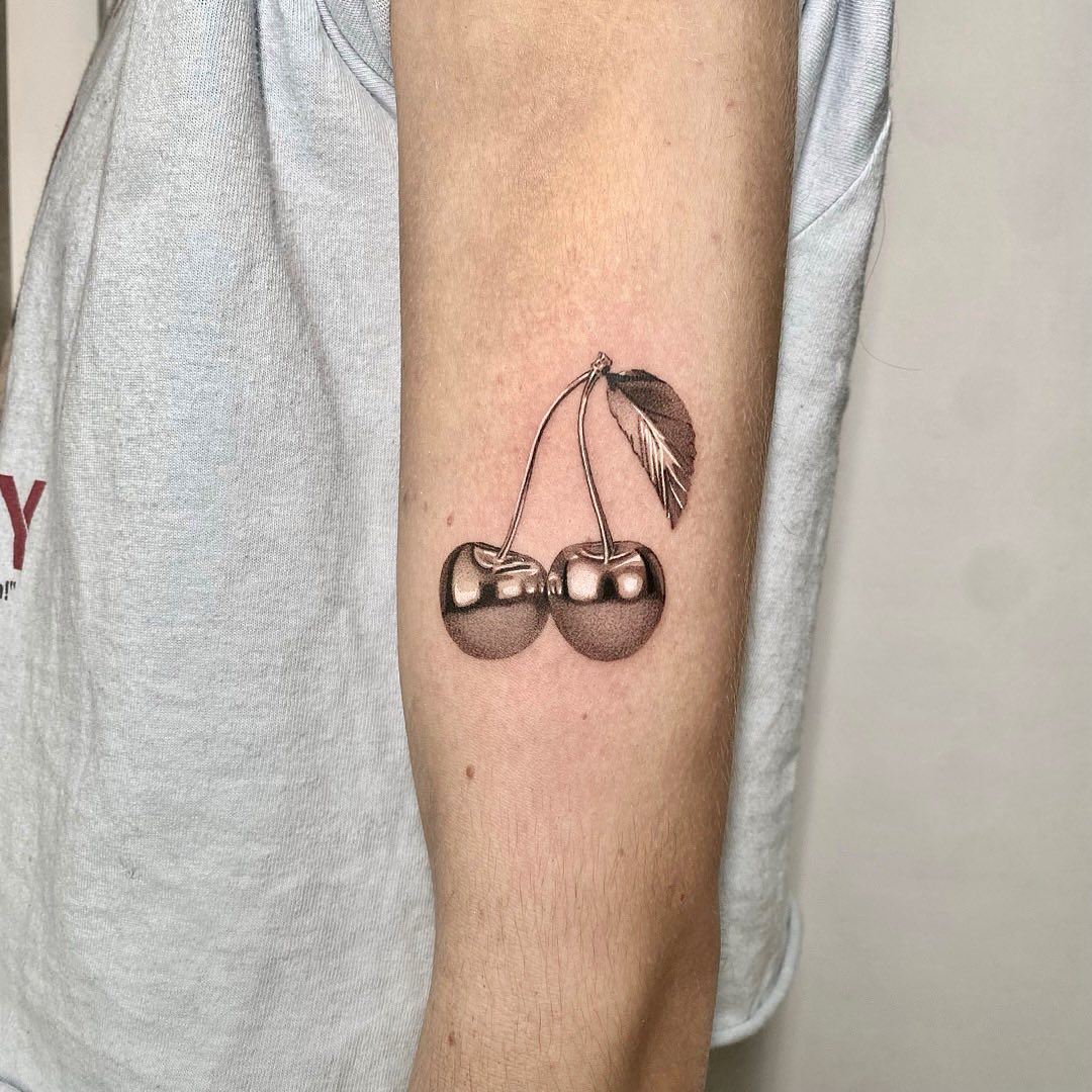 20 Interesting Cherry Tattoo Ideas For A Fruitful Expression