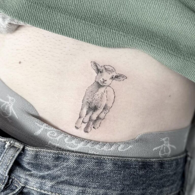 22 Gorgeous Lamb Tattoo Ideas To Symbolize Innocence And Purity