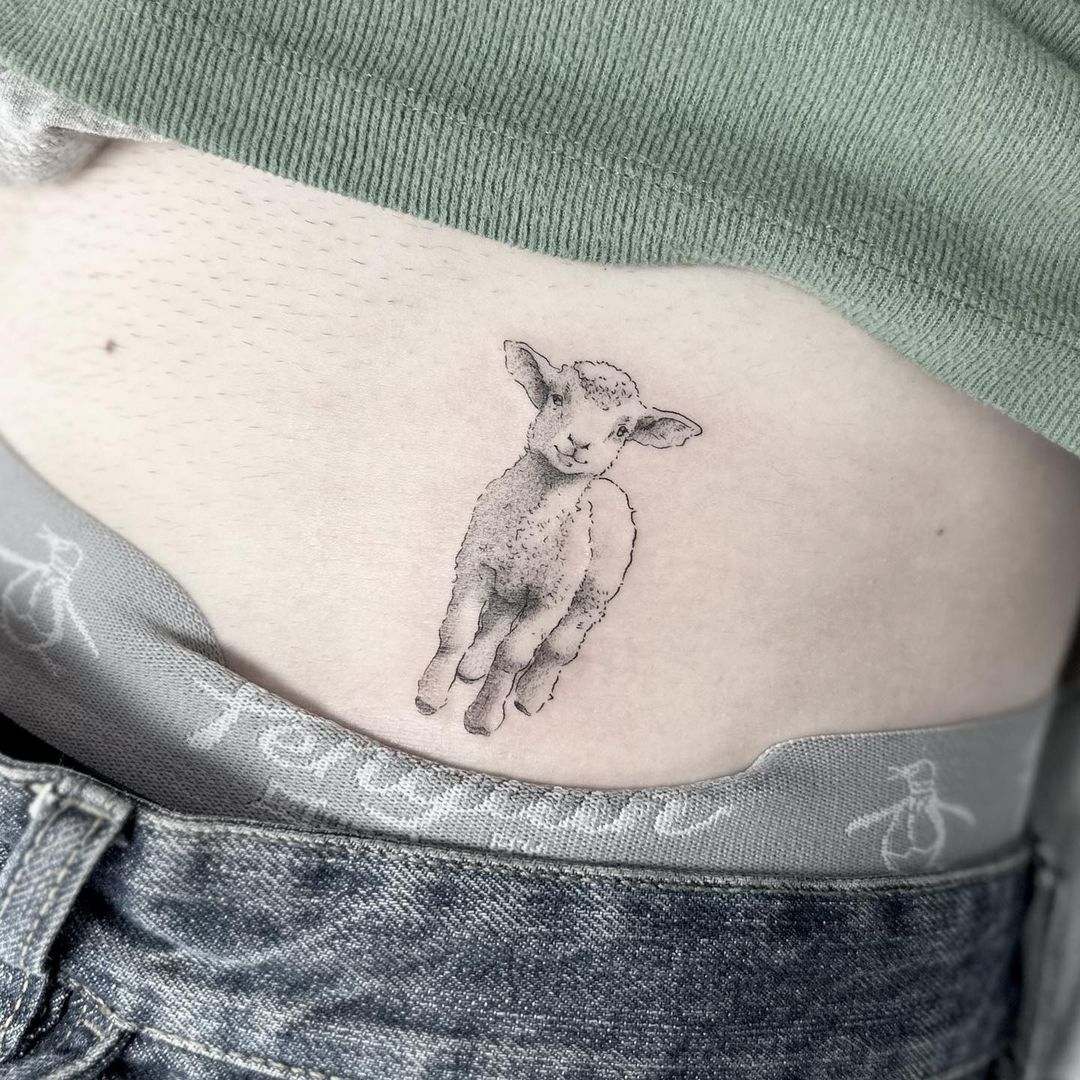 22 Gorgeous Lamb Tattoo Ideas To Symbolize Innocence And Purity