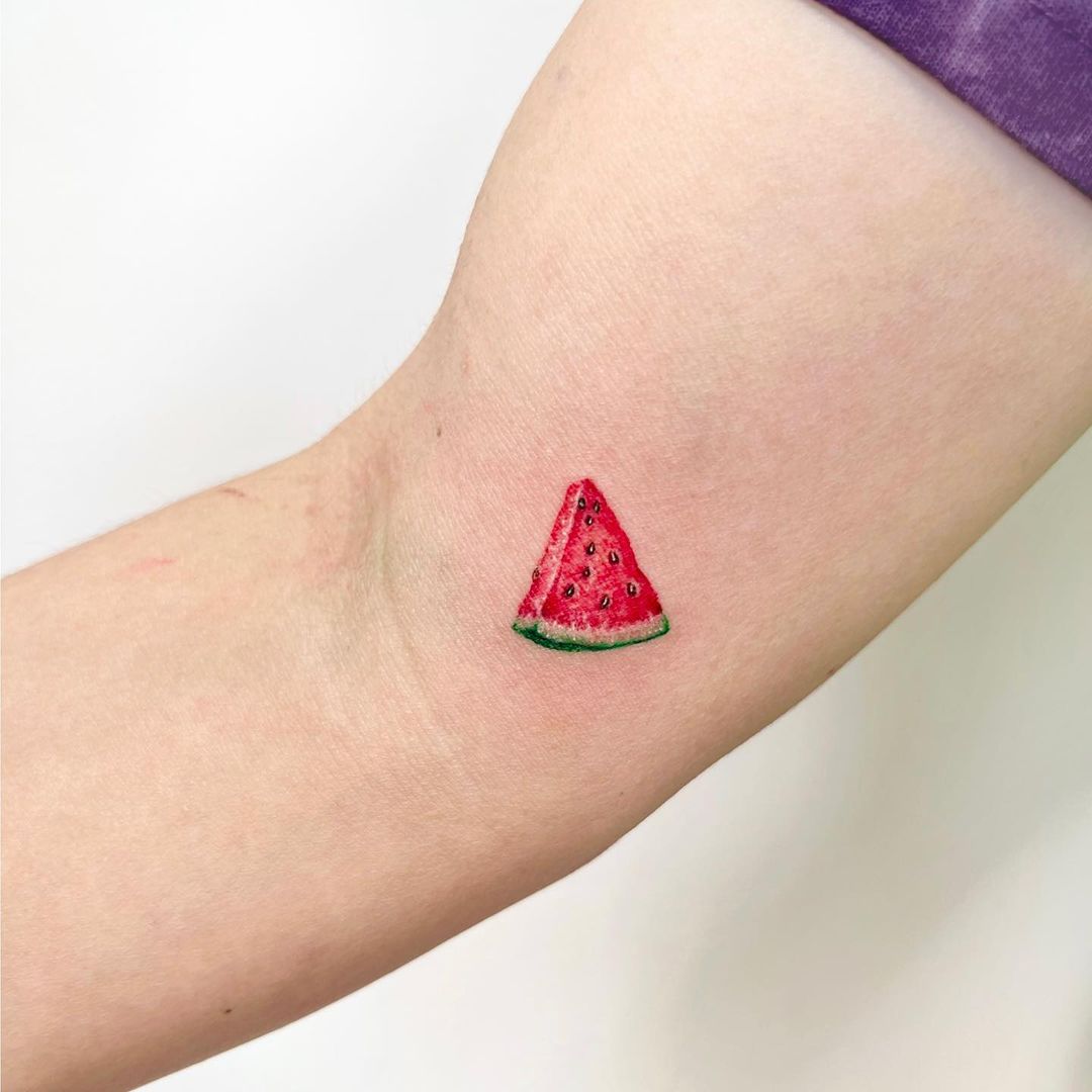 21 Watermelon Tattoo Ideas For A Summery Feel On Your Skin