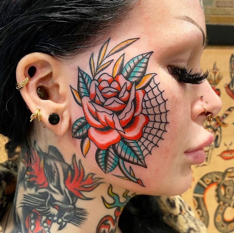 20 Stunning Face Tattoos For Hardcore Tattoo Enthusiasts