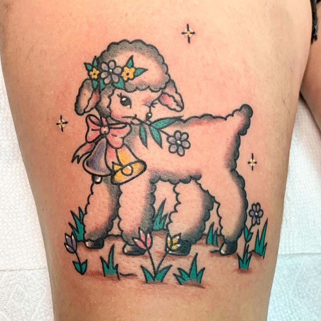 22 Gorgeous Lamb Tattoo Ideas To Symbolize Innocence And Purity