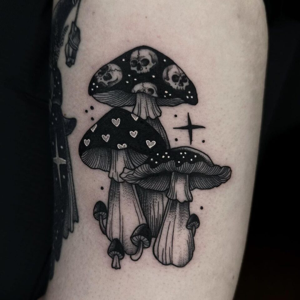 25 Whimsical Mushroom Tattoo Ideas To Celebrate Life