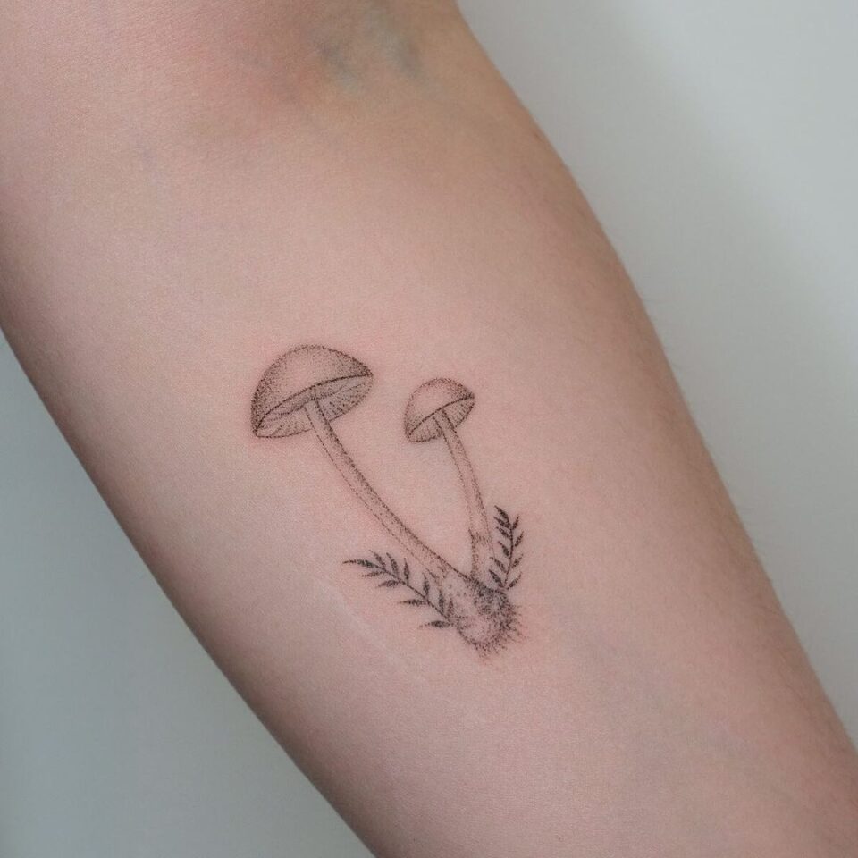25 Whimsical Mushroom Tattoo Ideas To Celebrate Life