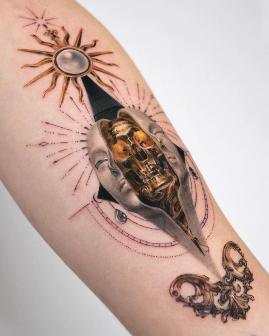 24 Bare-Boned Skull Tattoo Ideas To Celebrate The Afterlife