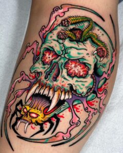 24 Bare-Boned Skull Tattoo Ideas To Celebrate The Afterlife