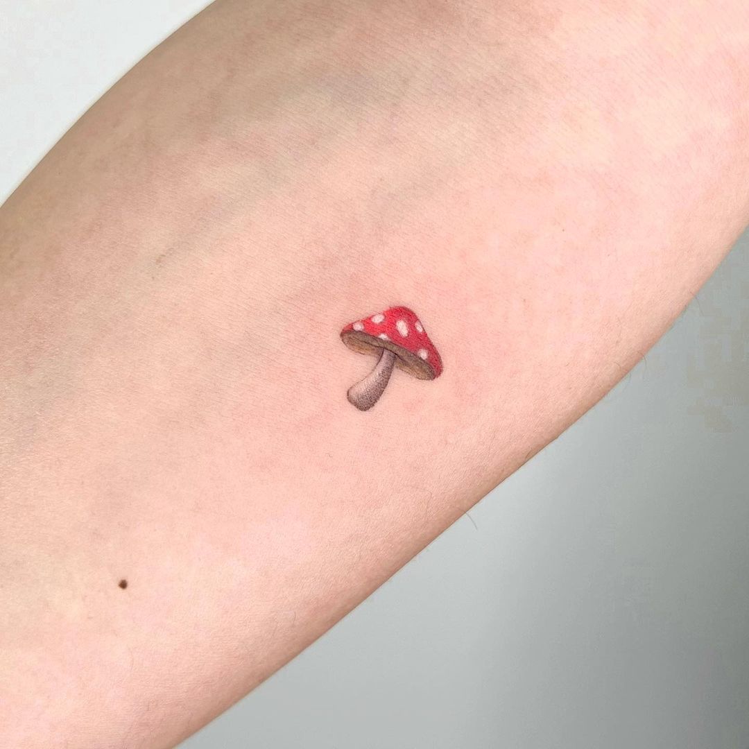 25 Whimsical Mushroom Tattoo Ideas To Celebrate Life