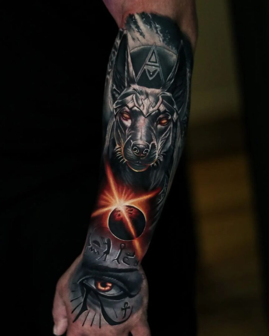 24 Egyptian Tattoo Ideas To Adorn Your Body Forever