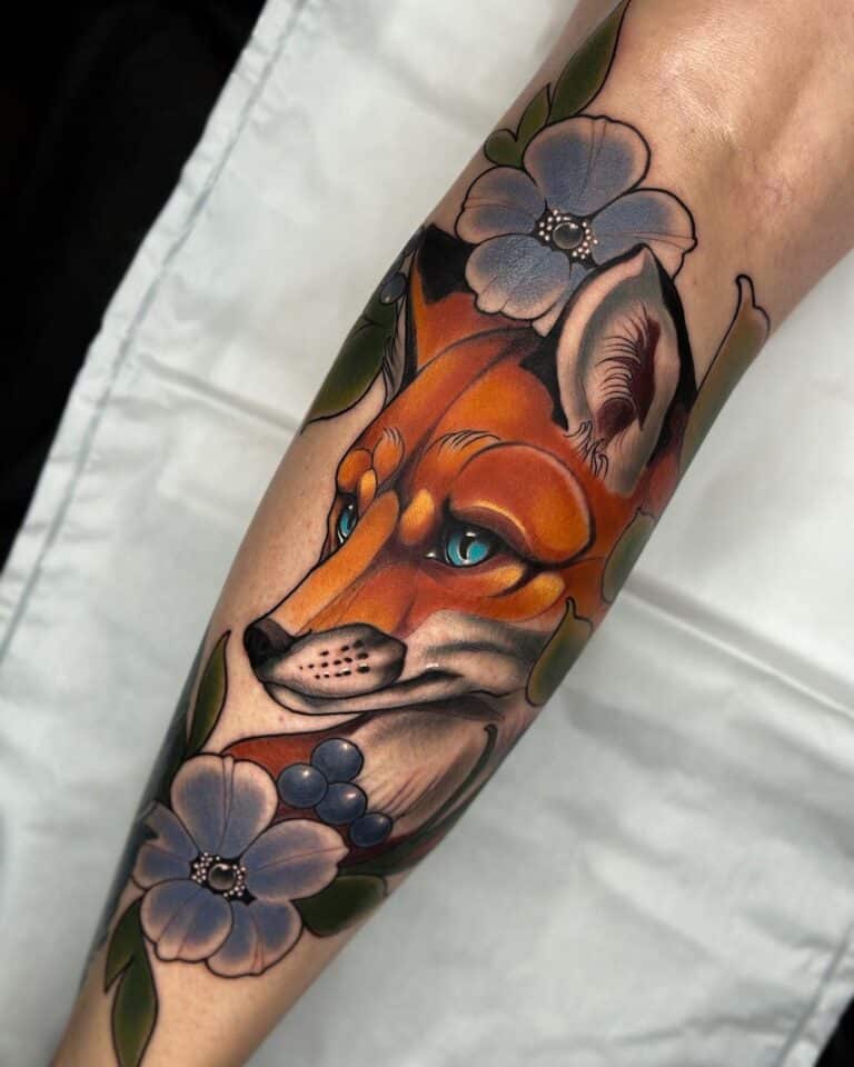 28 Fox Tattoo Ideas For Your Curious And Cunning Spirit