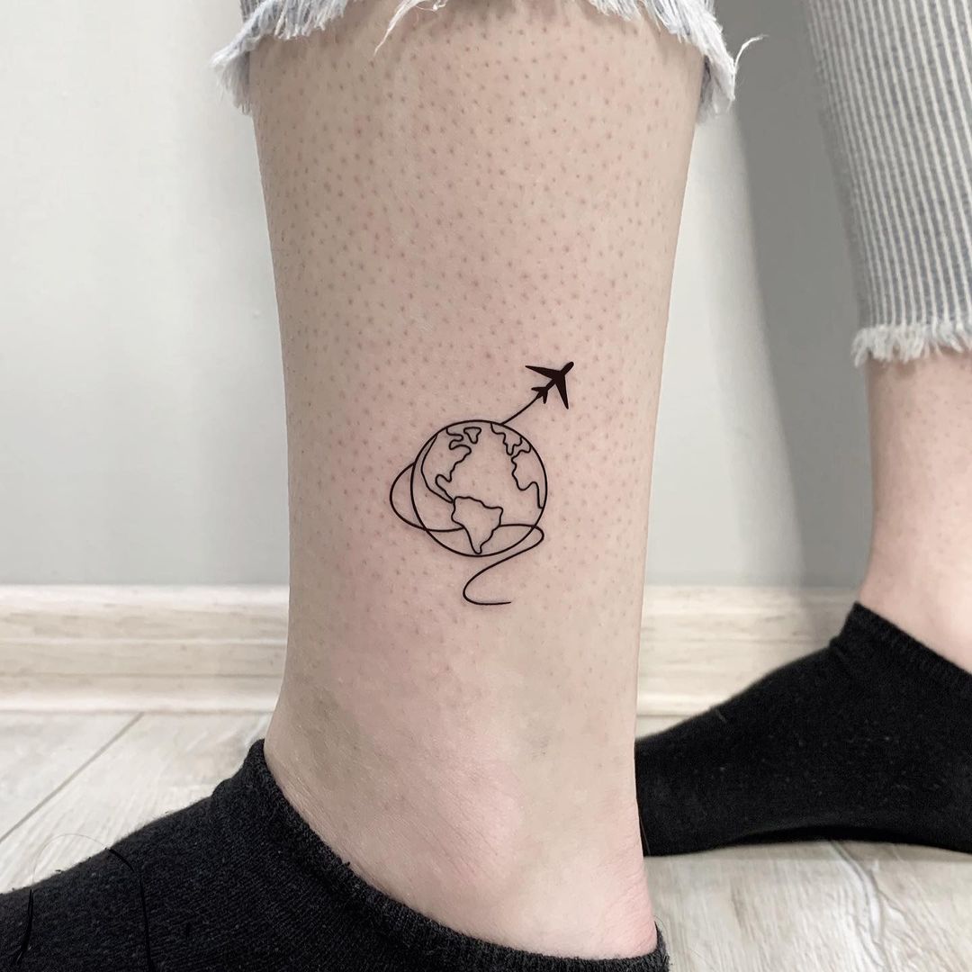 23 Earth Tattoo Ideas For The Lovers Of Our Only Home