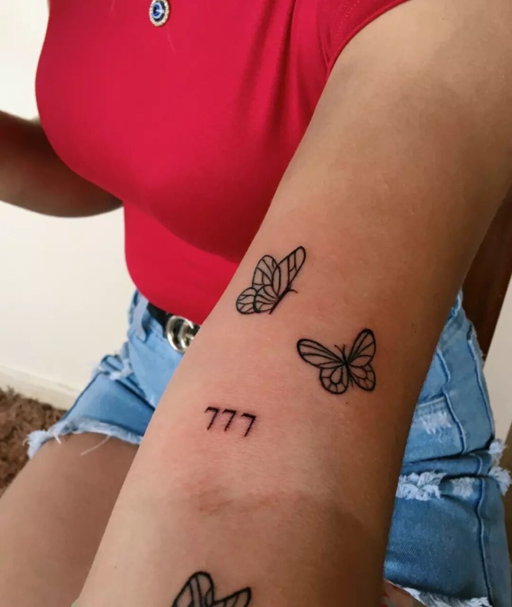 24 Angel Number 777 Tattoos To Bring You Good Luck
