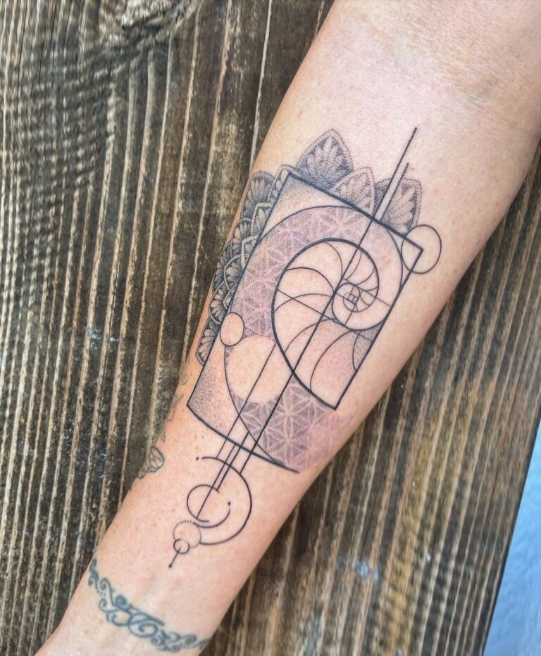 23 Fascinating Fibonacci Tattoos That'll Hit The Mark