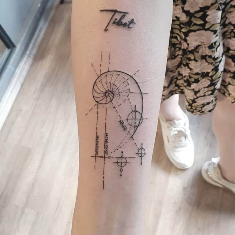 23 Fascinating Fibonacci Tattoos That'll Hit The Mark