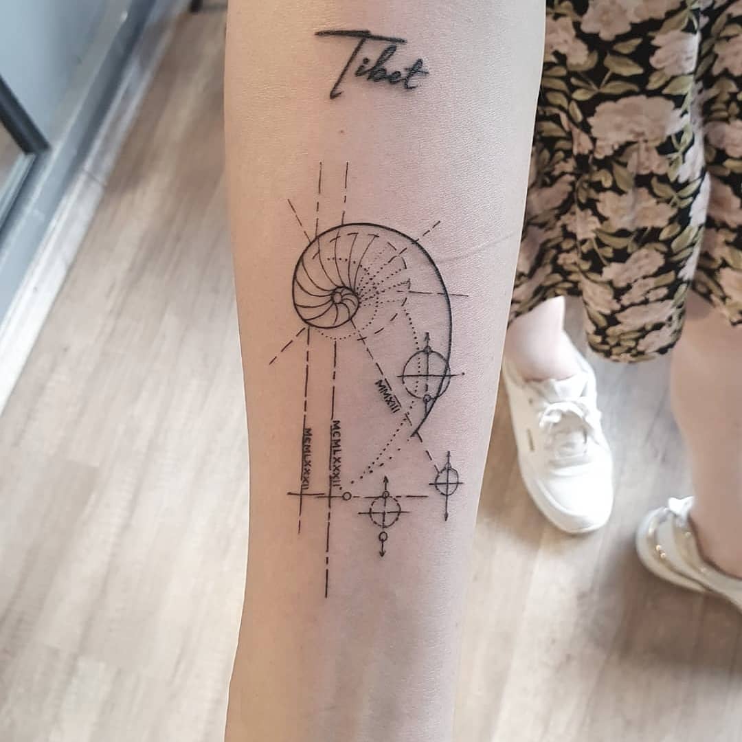 23 Fascinating Fibonacci Tattoos That'll Hit The Mark