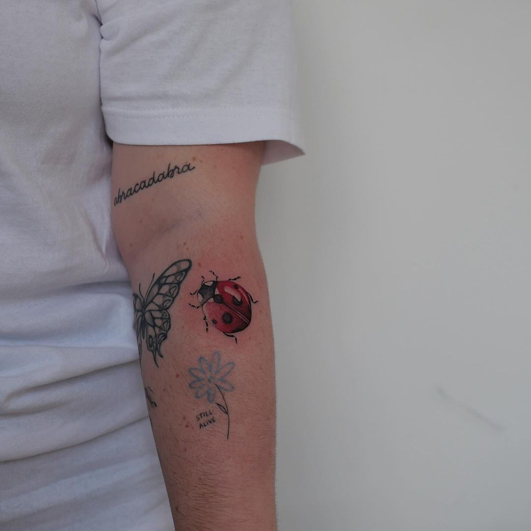 Ladybug Tattoo Meanings And 25 Irresistible "Inkspo" Ideas