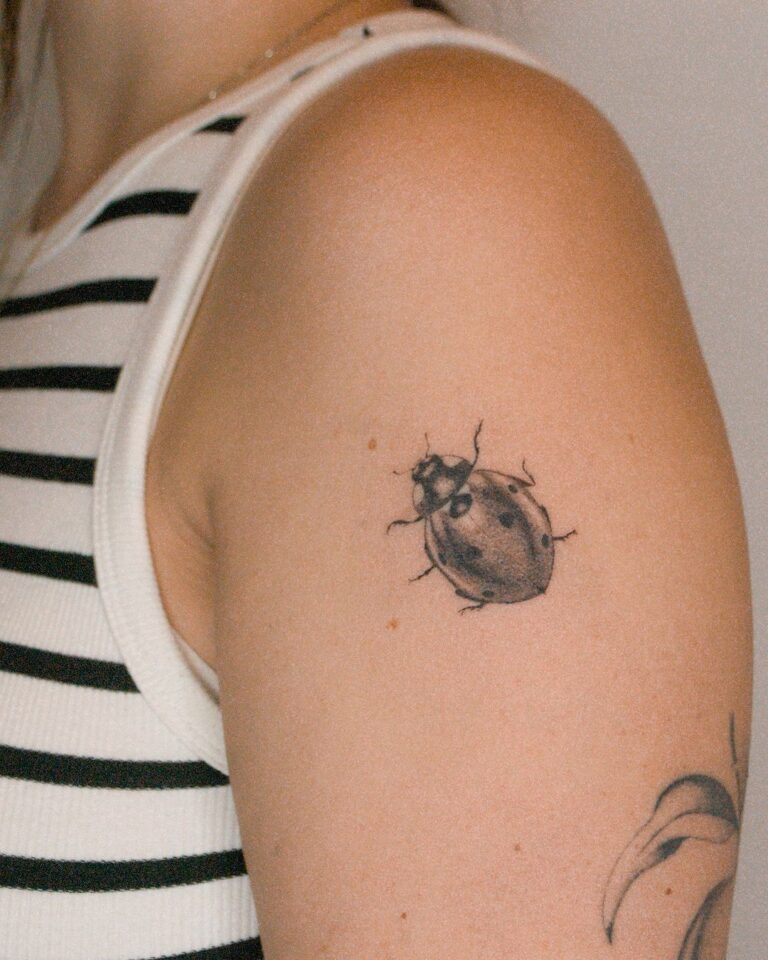 Ladybug Tattoo Meanings And 25 Irresistible "Inkspo" Ideas