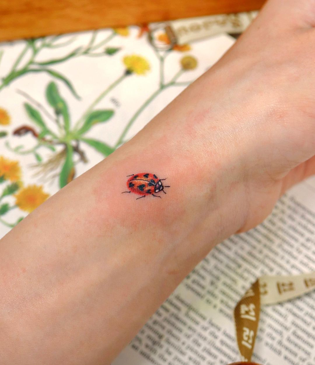 Ladybug Tattoo Meanings And 25 Irresistible "Inkspo" Ideas