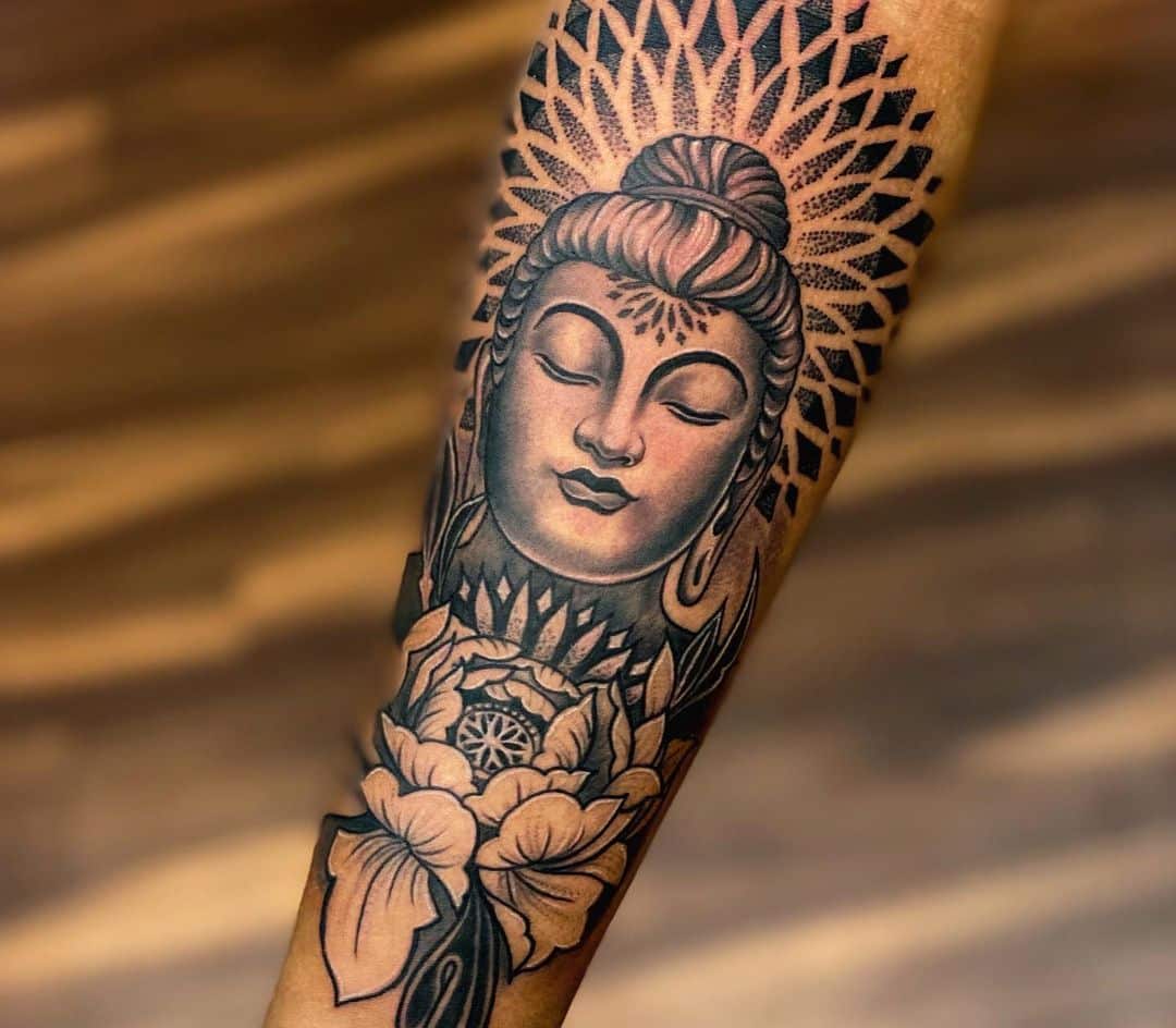 23 Brilliant Buddha Tattoos That'll Bring You Peace