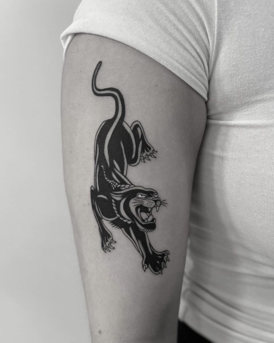 22 Panther Tattoo Ideas That Are Absolutely "Grrreat"