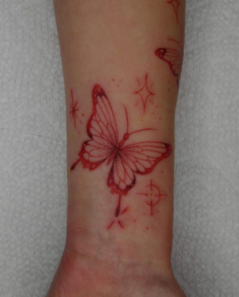 Red Butterfly Tattoo Meanings And 25 Breathtaking Designs