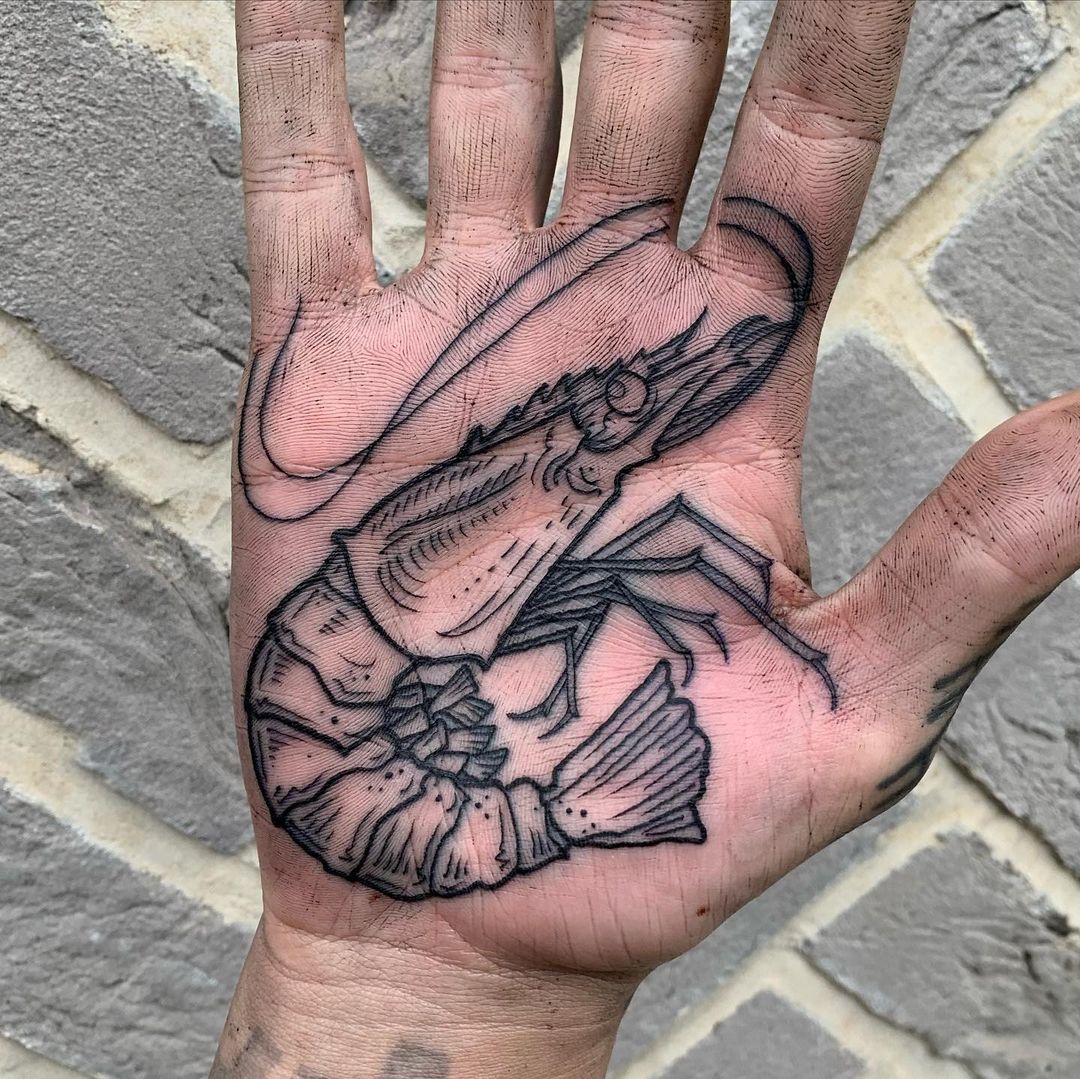 21 Irresistible Shrimp Tattoo Ideas That'll Have You Hooked