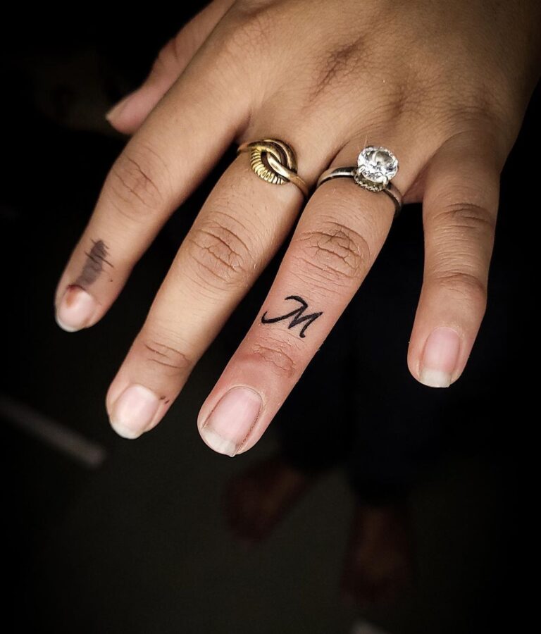 20 Attractive Finger Tattoos With Words For Tales On Skin