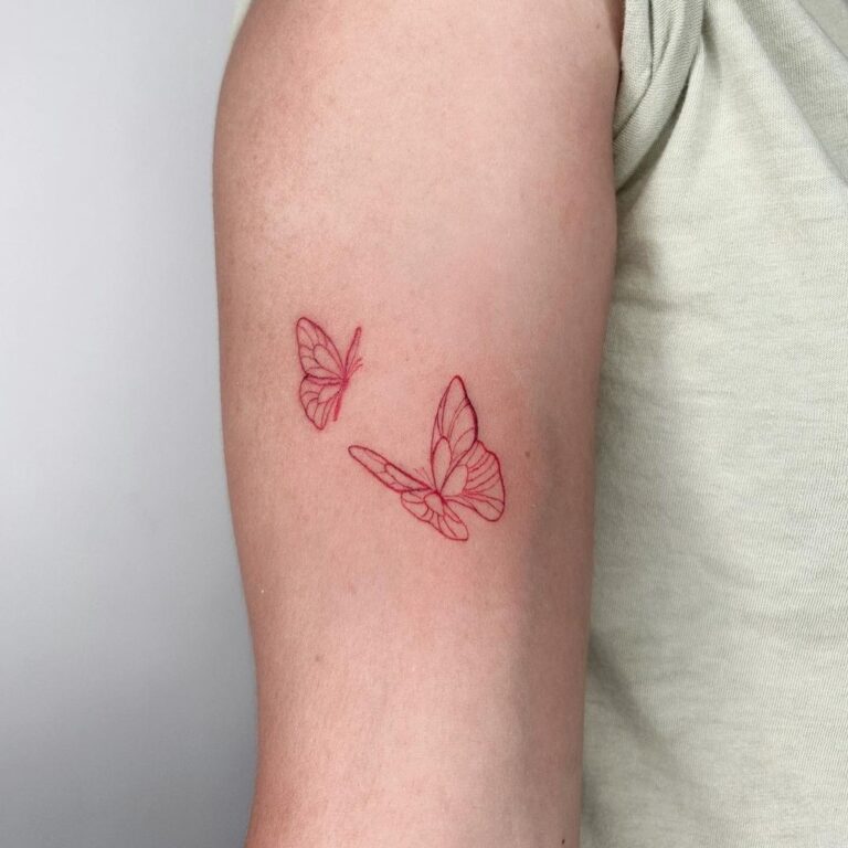 Red Butterfly Tattoo Meanings And 25 Breathtaking Designs