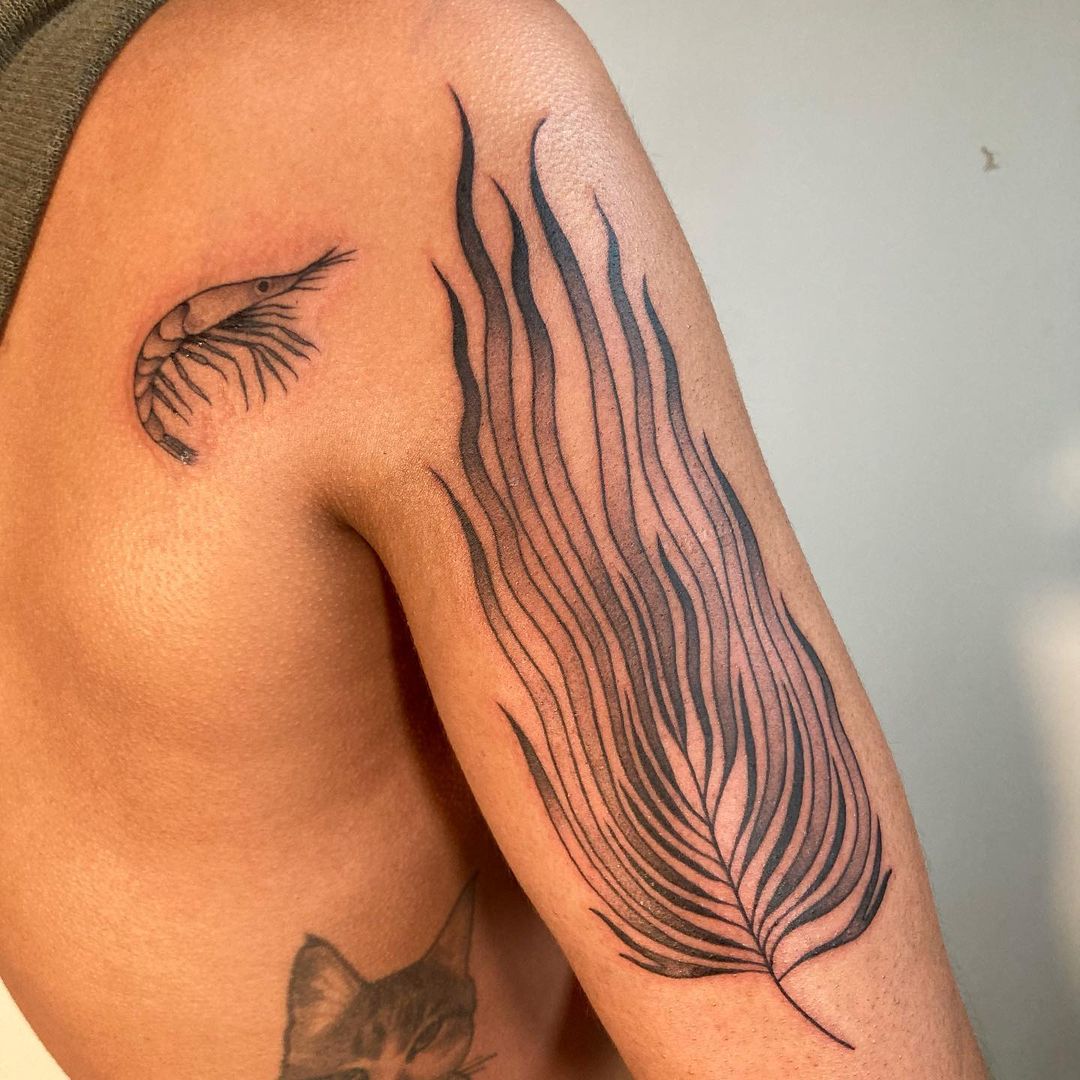 21 Irresistible Shrimp Tattoo Ideas That'll Have You Hooked