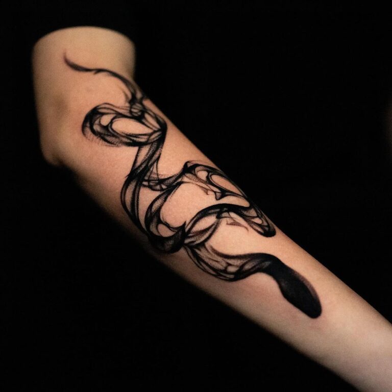 21 Satisfying Smoke Tattoos That'll Light Up Your Day