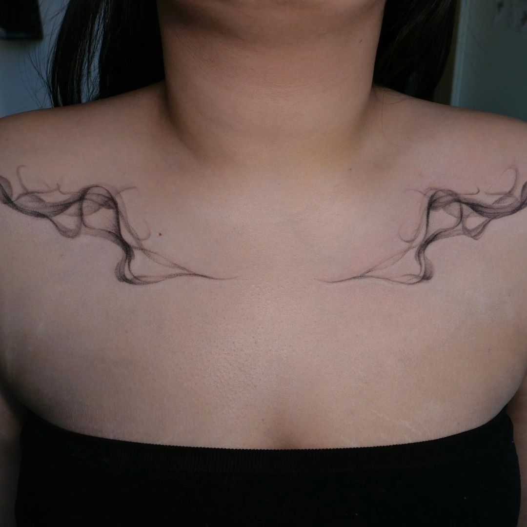 21 Satisfying Smoke Tattoos That'll Light Up Your Day
