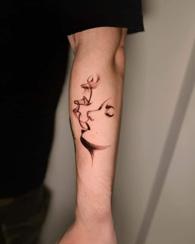 21 Satisfying Smoke Tattoos That'll Light Up Your Day
